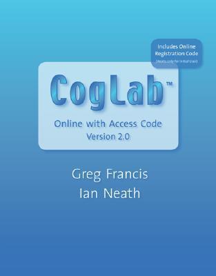 CogLab Online Version 2.0 (with Printed Access Card) by Greg Francis | Goodreads