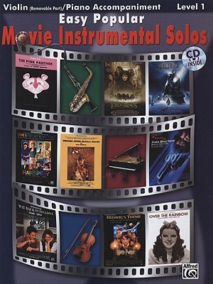 Easy Popular Movie Instrumental Solos For Strings Violin Book