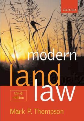 Modern Land Law by Mark P. Thompson | Goodreads