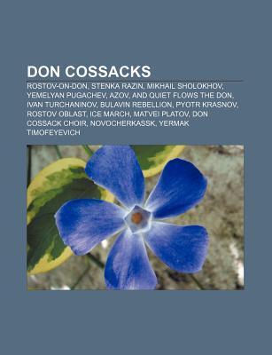Don Cossacks: Rostov-On-Don, Mikhail Aleksandrovich Sholokhov, Stenka ...