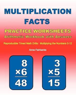 Multiplication Facts Practice Worksheets Arithmetic Workbook with ...