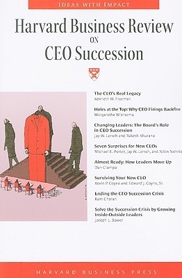 Harvard Business Review on CEO Succession by Harvard Business School ...