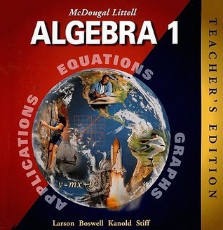 Algebra 1 by Ron Larson | Goodreads
