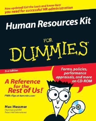 Human Resources Kit For Dummies by Max Messmer Jr. | Goodreads