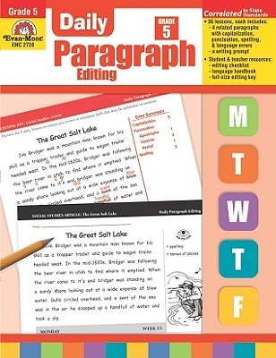 Daily Paragraph Editing, Grade 5 Teacher Edition by Evan-Moor ...