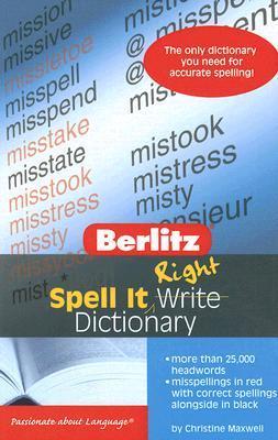 Spell It Right Dictionary by Christine Maxwell | Goodreads