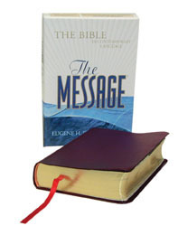 The Message: The Bible In Contemporary Language, Burgundy Bonded ...