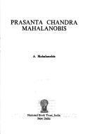 Prasanta Chandra Mahalanobis by A. Mahalanobis | Goodreads