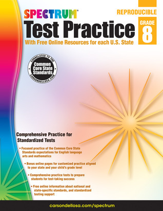Spectrum Grade 8 Test Practice Workbook—8th Grade Math and English ...