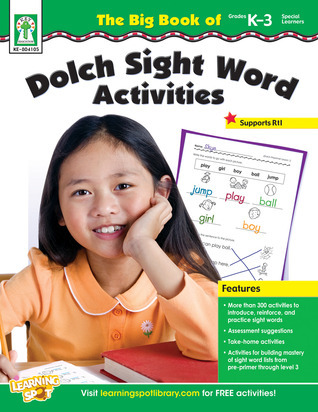 Carson Dellosa Big Book of Dolch Sight Words Activity Book ...