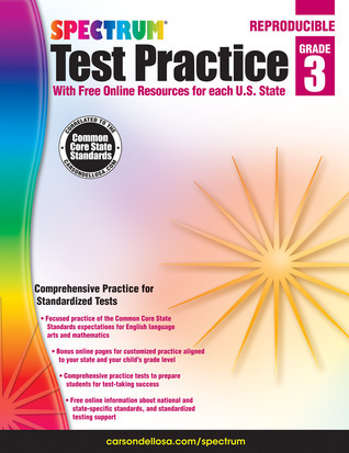 Spectrum Test Practice 3rd Grade Workbooks, Math, Language Arts ...
