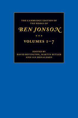 The Cambridge Edition of the Works of Ben Jonson 7 Volume Set by Ben ...