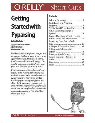 Getting Started with Pyparsing by Paul McGuire | Goodreads