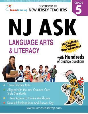 NJ ASK Practice Tests and Online Workbooks: Grade 5 Language Arts and ...