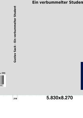 Ein Verbummelter Student (German Edition) by Gustav Sack | Goodreads