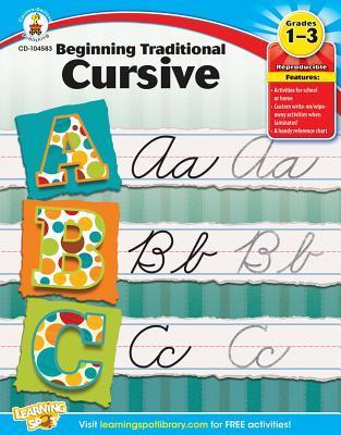 Carson Dellosa Grades 1-3 Beginning Traditional Cursive Handwriting ...