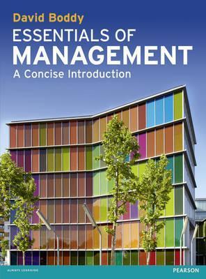 Essentials of Management: A Concise Introduction by David Boddy | Goodreads