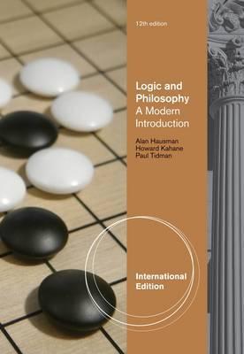 Logic and Philosophy A Modern Introduction by Alan Hausman | Goodreads