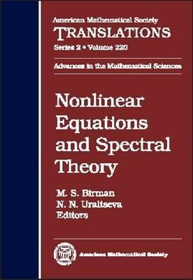 Nonlinear Equations and Spectral Theory by M.S. Birman | Goodreads