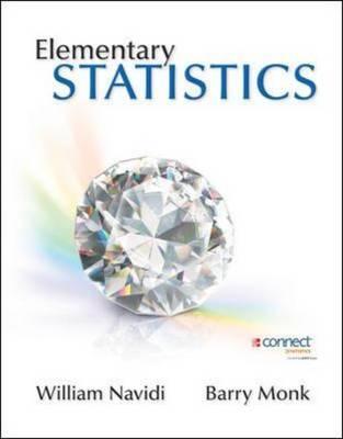 Elementary Statistics [with Formula Card and Data CD] by William Navidi ...