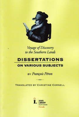 Dissertations: Book V comprising chapters XXXV to XLI by François Péron ...