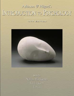 Atkinson and Hilgard's Introduction to Psychology [with Lecture Notes ...