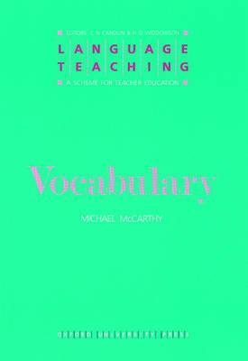 Language Teaching. A Scheme for Teacher's Education. Vocabulary by ...