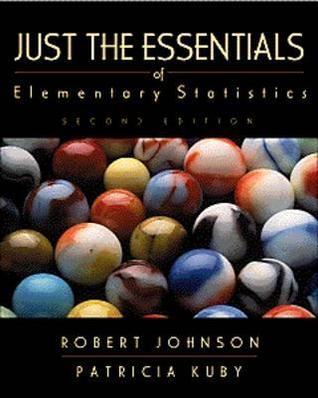 Just the Essentials of Elementary Statistics with CDRom by Robert R ...