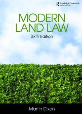 Modern Land Law by Martin Dixon | Goodreads