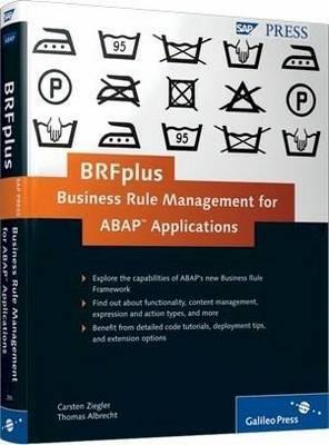 BRFplus-Business Rule Management for ABAP Applications by Thomas ...