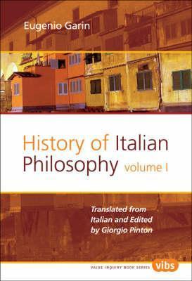 History of Italian Philosophy. 2 volume set by Eugenio Garin | Goodreads