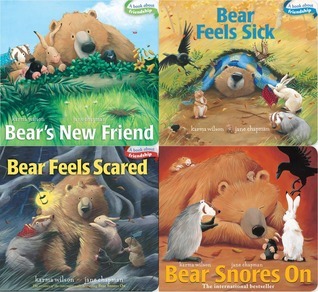 Bear 4 Book Collection: Bear's New Friend; Bear Feels Sick; Bear Feels ...