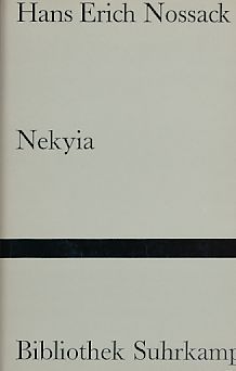 Nekyia by Hans Erich Nossack | Goodreads