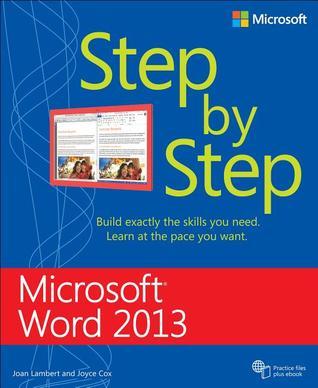 Microsoft Word 2013 Step By Step by Joan Lambert | Goodreads