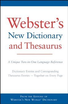 Office Depot Webster's New World Dictionary and Thesaurus by Merriam ...