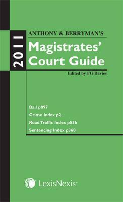 Anthony & Berryman's Magistrates' Court Guide by F.G. Davies | Goodreads