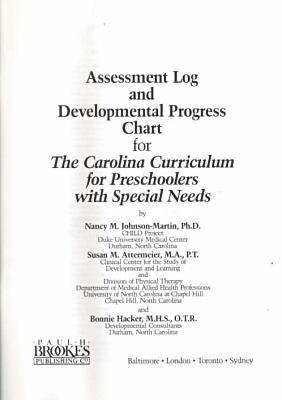 Assessment Log and Developmental Progress Chart for the Carolina ...