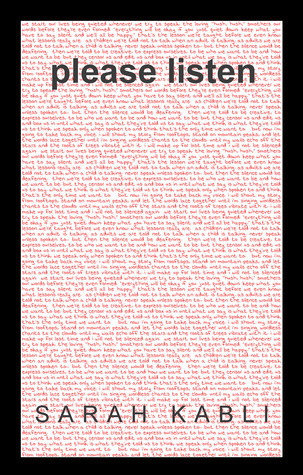 Please Listen by Sarah Kabli | Goodreads