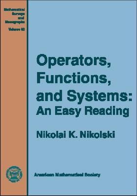 Operators, Functions, and Systems: An Easy Reading : Hardy, Hankel, and ...