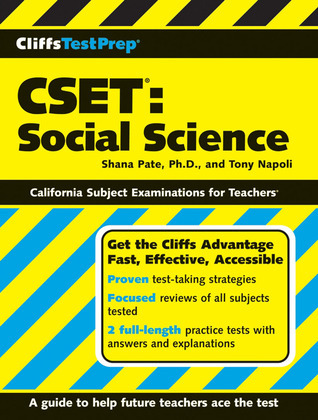 CliffsTestPrep CSET: Social Science by Tony Napoli | Goodreads