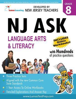 NJ ASK Practice Tests and Online Workbooks: Grade 8 Language Arts and ...