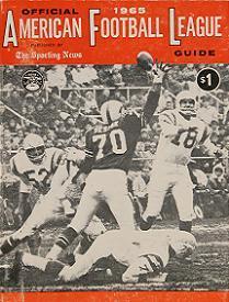 1965 AFL Football Guide by The Sporting News | Goodreads