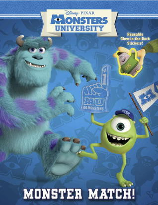 Monster Match!: Glow-in-the-Dark Reusable Sticker Book by Walt Disney ...