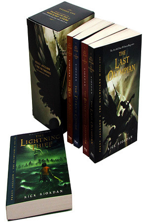Percy Jackson & The Olympians Boxed Set The Complete Series 1-5 by Rick ...