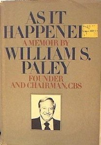 As It Happened: A Memoir by William S. Paley | Goodreads