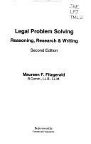Legal Problem Solving Reasoning, Research & Writing. Third Edition by ...