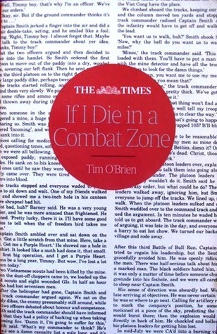 If I Die In A Combat Zone by Tim O'Brien | Goodreads