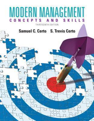 Modern Management: Concepts and Skills by Samuel C. Certo | Goodreads