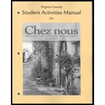 Chez Nous Student Activities Manual: Branche Sur Le Monde Francophone ...