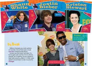 Big Buddy Biographies Set: Justin Bieber / Kristen Stewart / Peyton ...